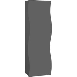 Garderobenschrank Home Affaire, B:63cm H:186cm T:40cm, grau, FSC-zertifizierter Holzwerkstoff, Flur, Schr&auml;nke,