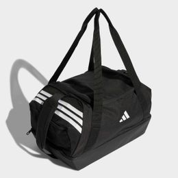 Sporttasche "TIRO DUFFLEBAG S MIT BODENFACH", adidas Performance, schwarz-wei&szlig;, Obermaterial: 100% Polyester, Taschen