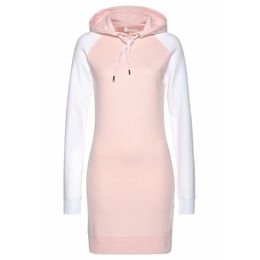 Bench Sweatkleid in wei&szlig;-rosa | Gr.: 32/34