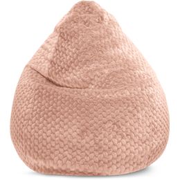 Sitzsack MAGMA HEIMTEX, B:130cm, beige, Bezug: 60% Polyacryl, 40% Polyester, Kinderzimmer, Sitzs&auml;cke, "BeanBag MINK XXL"