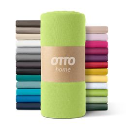 Spannbettlaken OTTO HOME, B:180cm L:200cm, gr&uuml;n, Microfaser-Jersey, Obermaterial: 100% Polyester, Bettlaken, "PAPRIKA Microfaser-Jersey,