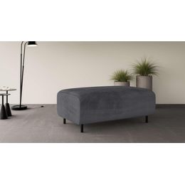 Polsterhocker OTTO HOME, B:120cm H:46cm T:70cm, grau, 100% Polyester, Hocker, "ARROS gro&szlig; mit Wellenunterfederung, Ma&szlig;e B/T/H: 120/70/46 cm", passend