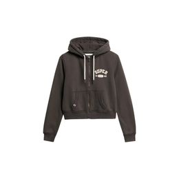 Superdry & Co Zip-Up Hoodie female size XL Black / White