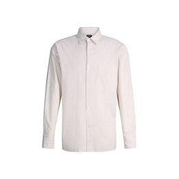 Strellson Business Shirt male size 43/44 Sepia / White