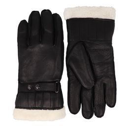 JOOP! Full Finger Gloves male size L/XL Black / Wool white