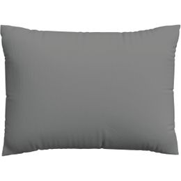 Kissenbezug Schlafgut, B:70cm L:90cm, grau, Jersey, Obermaterial: 95% Baumwolle, 5% Elasthan, Kissenbez&uuml;ge, "Premium Kissenbezug Knitted Jersey (1
