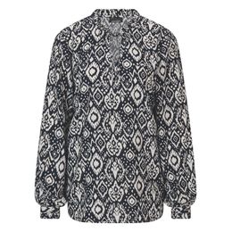 GOLDNER Bluse Damen Gr&ouml;&szlig;e M schwarz / wei&szlig;