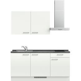 K&uuml;chenzeile Nobilia, B:180,3cm H:216,6cm T:60cm, wei&szlig;, Komplettk&uuml;chen-Sets, ""Laser I", NEU: individuell anpassbar mit gratis Profi-Beratung",