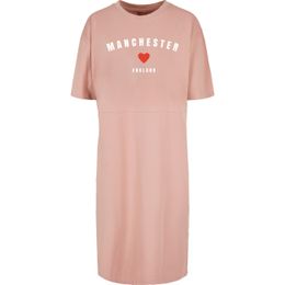 Merchcode Damen Shirtkleid "Merchcode Damen"duskrose, Gr. M, 100% Baumwolle, Kleider