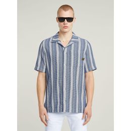G-Star Raw G-STAR Herren Langarmshirt "One Pocket Regular Hemd", blau, Gr. M, Obermaterial: 100% Baumwolle, Shirts