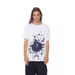 T-Shirt mit Kurzarm und Rundhalsausschnitt - Tintenfleck Grafik