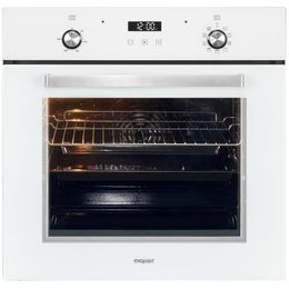 Exquisit Backofen "EBE76-9-H-020", B:59,5cm H:59,5cm T:56,7cm, wei&szlig;, K&uuml;che, Back&ouml;fen, Pizzafunktion &ndash; ideal f&uuml;r Pizza, Focaccia und mehr