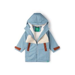 Little Green Radicals Wasserdichter Bademantel in Blau | Gr.: 3-4 Jahre