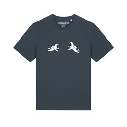 Watapparel Shirt 'Space love' Herren Gr&ouml;&szlig;e S anthrazit / schwarz / wei&szlig;