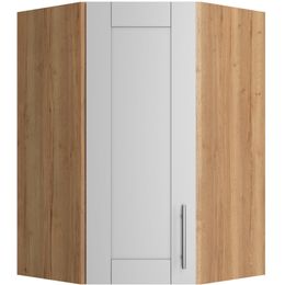 Eckh&auml;ngeschrank Optifit, B:60cm H:89,6cm T:34,9cm, grau, K&uuml;che, Schr&auml;nke, "Ahus", Breite 60 x 60cm