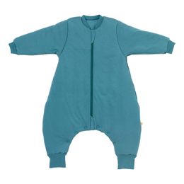SCHLUMMERSACK Babyschlafsack "Schlafsack mit F&uuml;&szlig;en 3.5 Tog", L: 70cm, blau, Schlafs&auml;cke