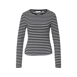 comma, Comma Casual Identity Shirt Damen Gr&ouml;&szlig;e XL schwarz / wei&szlig;