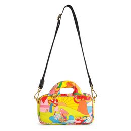 Wouf Handtasche 'Studio' Damen Gr&ouml;&szlig;e One Size azur / zitronengelb / orange