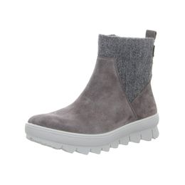 Legero Ankle Boots 'Damen Stiefelette Leder und Textil in grau' female size 38 Grey