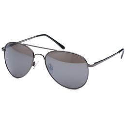 styleBREAKER Damen Pilotenbrille "Piloten Sonnenbrille", grau, Modisch, Sonnenbrillen