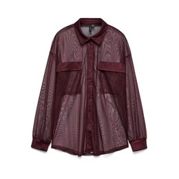V&eacute;ro Moda Vero Moda Bluse 'Camicie' Damen Gr&ouml;&szlig;e M bordeaux