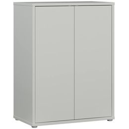 Kommode FORTE, B:74,5cm H:99,1cm T:41,5cm, grau, Holzwerkstoff, Flur, Sideboards, "Alice Springs. Kommode, 2 T&uuml;ren, B/H/T 74,5/99,1/41,5 cm", T&uuml;ren