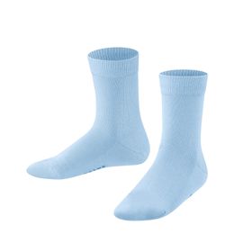 Falke Damen Socken "Family", Gr. 19, blau, Obermaterial: 92% Baumwolle CO. 7% Polyamid PA. 1% Elasthan EL., glatt, Socken