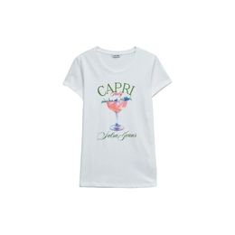 Salsa Jeans T-Shirt Loose Graphic in White | Gr.: XS