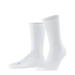 Falke Damen Socken "Run Rib Crew", wei&szlig;, Gr. 35, glatt, Obermaterial: 70% Baumwolle CO. 28% Polyamid PA. 2% Elasthan EL., Socken