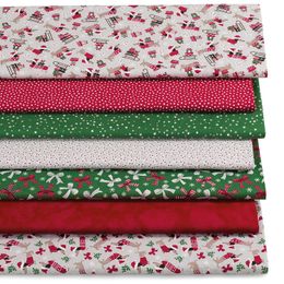 buttinette Patchwork- und Quiltpaket "X-Mas Dackel", rot/gr&uuml;n/grau