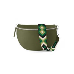 Lepelou G&uuml;rteltasche 'JUNA large' Damen Gr&ouml;&szlig;e 30 cm x 19 cm x 9 cm khaki