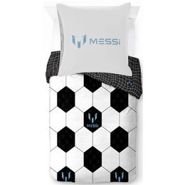 Kinderbettw&auml;sche, schwarz-wei&szlig;, Linon, Obermaterial: 100% Baumwolle, Bettw&auml;sche, "Messi Abstract", 100% Baumwolle