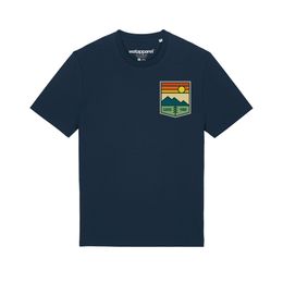Watapparel Shirt ' Good Vibe ' Herren Gr&ouml;&szlig;e 5XL dunkelblau / mischfarben