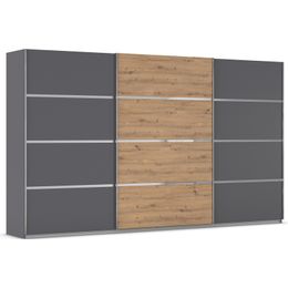 Kleiderschrank OTTO HOME, B:360cm H:210cm T:62cm, grau, Holzwerkstoff, Kinderzimmer, Schr&auml;nke, "Mehrzweckschrank Aktenschrank M&ouml;bel Mietswohnung