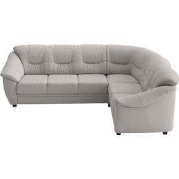 Sit & More Ecksofa SIT & MORE, B:262cm H:90cm T:212cmhellgrau, Wohnzimmer, Sofas, "Savona L-Form, B. 262cm, klassisches Design, Federkern, Komfort Sitz",