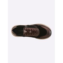 Heine Sneaker in taupe-schwarz | Gr.: 38
