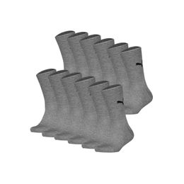 Puma Kinder Kurzsocken "Socken Easy Rider 12P 12er Pack", Gr. 31, grau, Obermaterial: 70% Baumwolle CO. 15% Polyester PES. 13% Polyamid PA. 2%