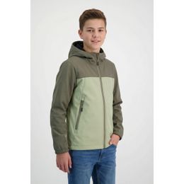 Icepeak Jungen Softshelljacke "KLINE JR"light gr&uuml;n, Gr. 140, Obermaterial: 100% Polyester, Jacken, wasserabweisendes Obermaterial, mit 8000