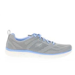 Skechers - "Virtue Kind Favor" Sneaker f&uuml;r Damen, Netzmaterial, Flach (graublau)