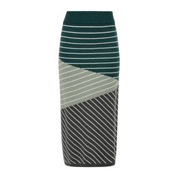 s.Oliver Rock Damen Gr&ouml;&szlig;e 42 dunkelgrau / khaki / wei&szlig;