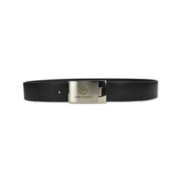 Carlo Colucci G&uuml;rtel Herren Gr&ouml;&szlig;e 95 schwarz / silber