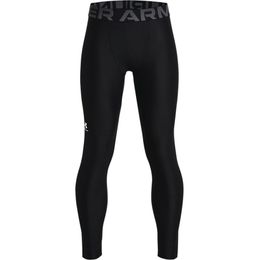 Under Armour Kinder Leggings "HeatGear Armour Tights" in Schwarz | Gr.: XL