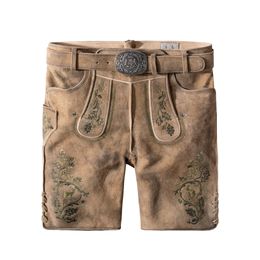 Stockerpoint Trachtenshorts 'Girgl' Herren Gr&ouml;&szlig;e 58 camel / grau