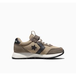 Converse M&auml;dchen Sneaker "OMEGA TRAINER EASY ON", Gr. 34vintage cargo, truffle, vintage wei&szlig;, Leder, Textil, Schuhe