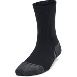 Under Armour Kinder Socken "Y UA Perform Tech 3P Crew" in Schwarz | Gr.: M