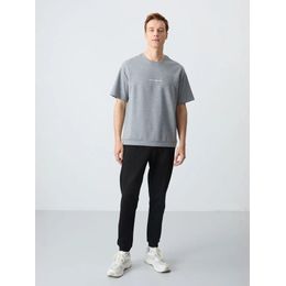 Tommy Life Jogginganzug Herren Gr&ouml;&szlig;e L grau / schwarz