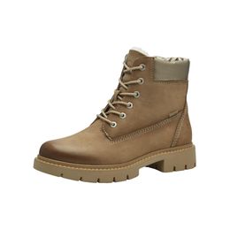 Tamaris Lace-Up Ankle Boots female size 41 Camel / Gold