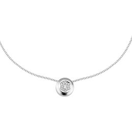 Firetti Damen Kette mit Anh&auml;nger &raquo;Schmuck Geschenk Silber 925 Halsschmuck Anh&auml;nger Sternenform&laquo; mit Zirkonia (synth.) silber Silber 925 (