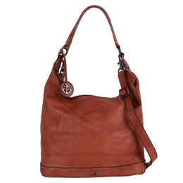 Harbour 2nd Damen Hobo "Emmy", braun, Leder, Taschen, Handtasche Umh&auml;ngetasche Henkeltasche