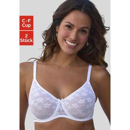 PETITE FLEUR BY LASCANA Minimizer-BH mehrfarbig Gr. 90C. Mit B&uuml;gel